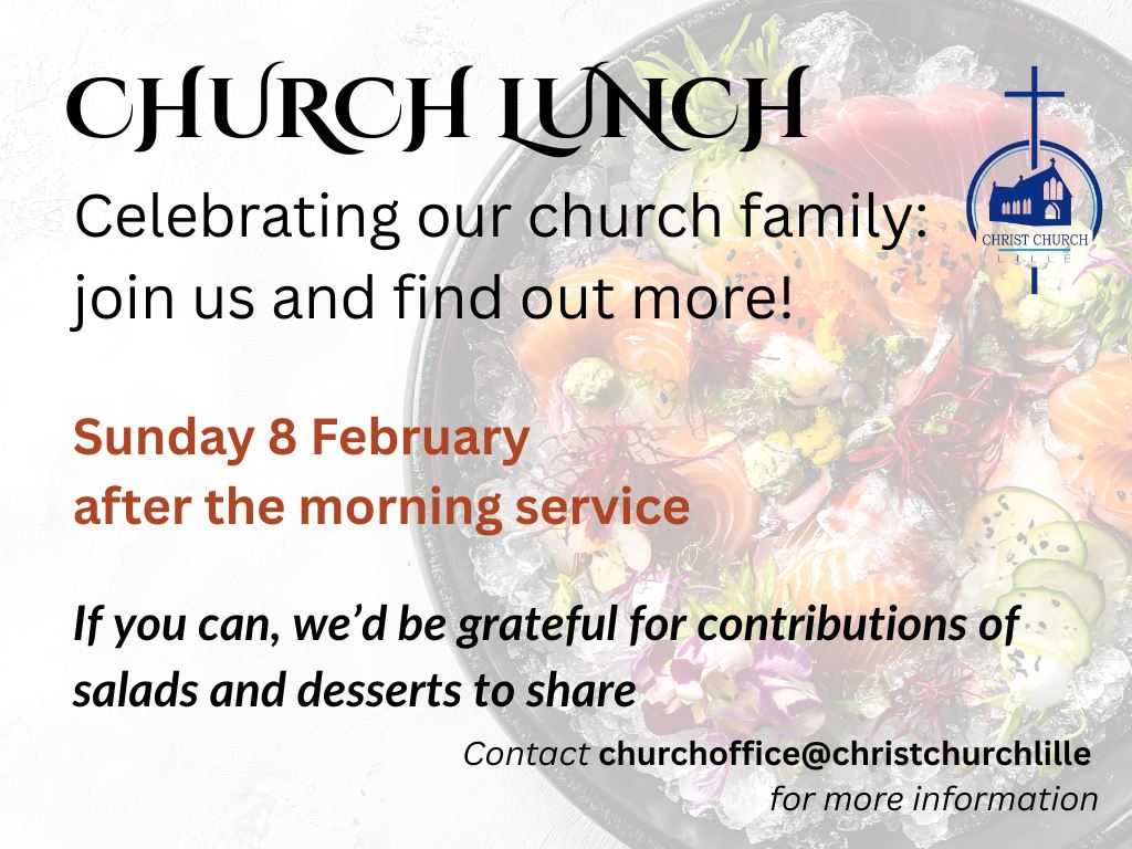 Christ Church Lille Newsletter 23 January 2026